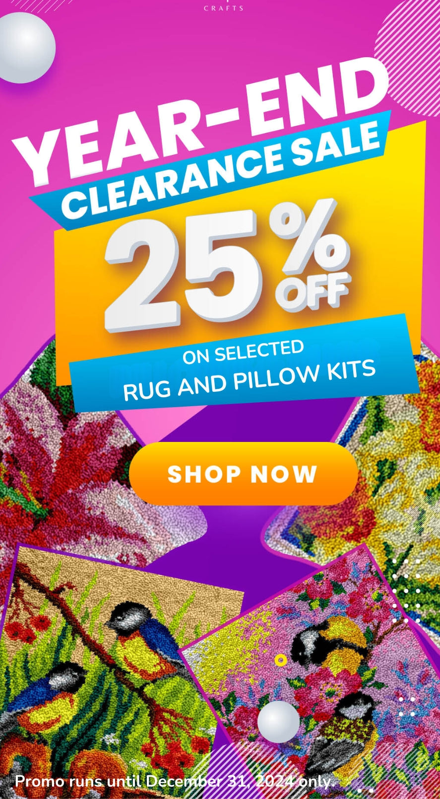 Latch Hook Crafts - Shop Latch Hook Kits for Adults & Beginners