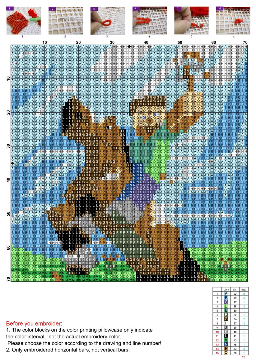 Custom Latch Hook Pillow Kit - Latch Hook Crafts