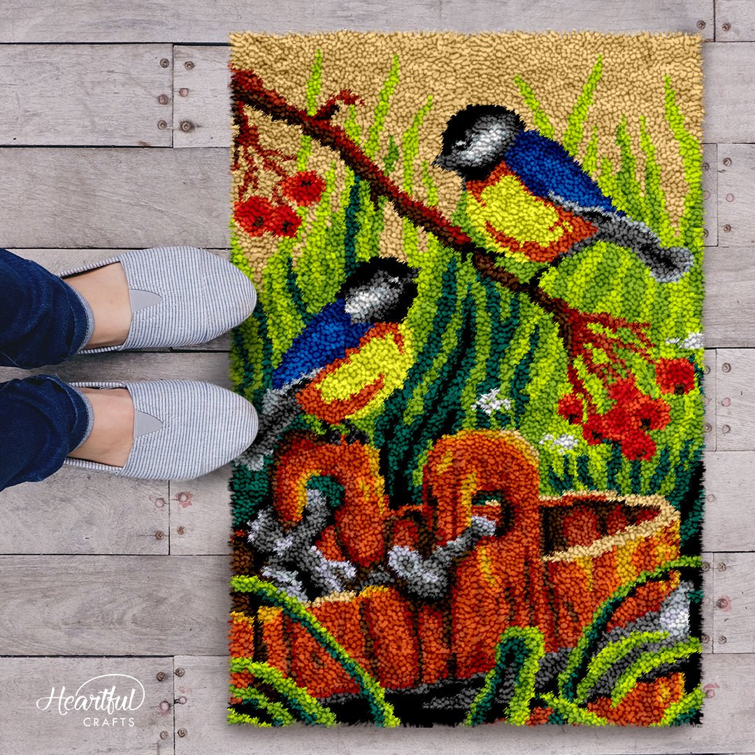 Morning Treasures DIY Latch Hook Rug Making Kit For Adults – Latch Hook ...